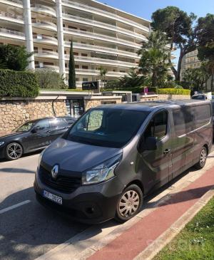 Grey Renault Trafic 2016 in Riga, with an engine capacity of 1.60 L and mileage of 0 thousand km for 8500 €, photo  on AUTOMOTO.COM.LV
