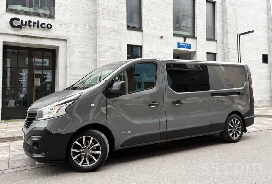 Grey Renault Trafic 2016 in Tallinn, with an engine capacity of 1.60 L and mileage of 264 thousand km for 10999 €, photo 4 on AUTOMOTO.COM.LV