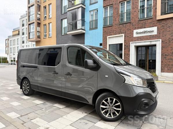 Grey Renault Trafic 2016 in Tallinn, with an engine capacity of 1.60 L and mileage of 264 thousand km for 10999 €, photo 6 on AUTOMOTO.COM.LV