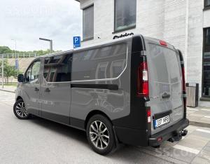 Grey Renault Trafic 2016 in Tallinn, with an engine capacity of 1.60 L and mileage of 264 thousand km for 10999 €, photo 9 on AUTOMOTO.COM.LV