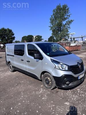 Grey Renault Trafic 2017 in Riga, with an engine capacity of 1.60 L and mileage of 190 thousand km for 6900 €, photo  on AUTOMOTO.COM.LV