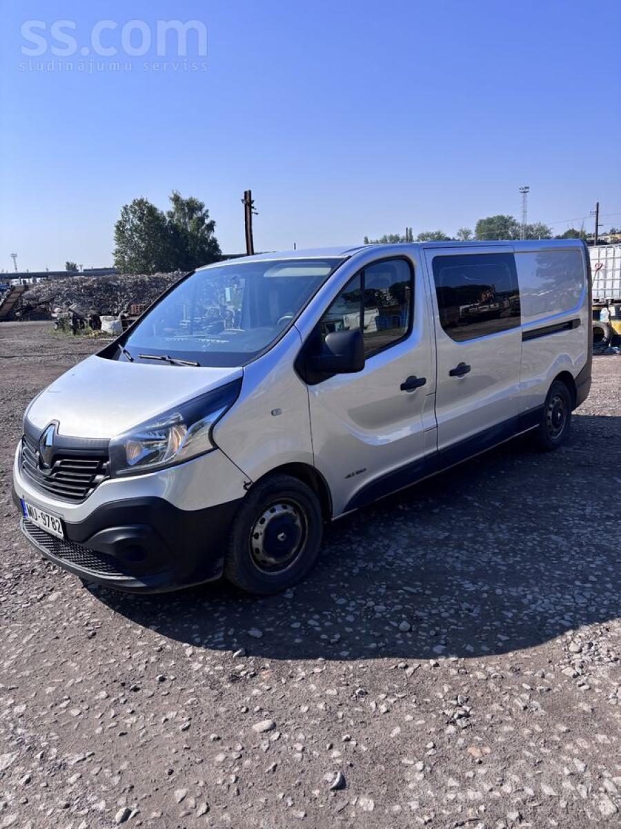 Grey Renault Trafic 2017 in Riga, with an engine capacity of 1.60 L and mileage of 190 thousand km for 6900 €, photo 3 on AUTOMOTO.COM.LV