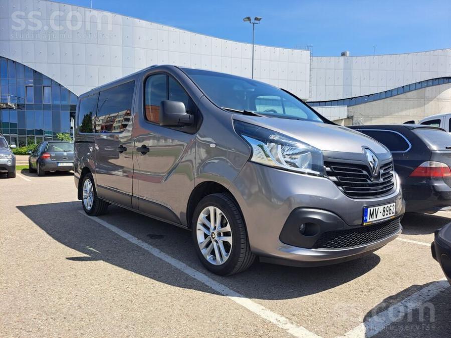 Pelēks Renault Trafic 2018 Daugavpils, ar dzinēja tilpumu 1.60 L un nobraukumu 51 tūkst. km par 29888 €, foto 7 vietnē AUTOMOTO.COM.LV