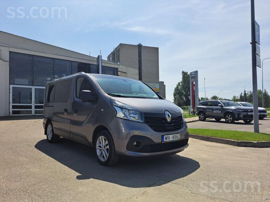 Pelēks Renault Trafic 2018 Daugavpils, ar dzinēja tilpumu 1.60 L un nobraukumu 51 tūkst. km par 29888 €, foto 34 vietnē AUTOMOTO.COM.LV