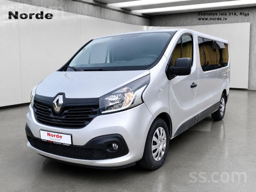 Grey Renault Trafic 2019 in Riga, with an engine capacity of 1.60 L and mileage of 168 thousand km for 17490 €, photo 1 on AUTOMOTO.COM.LV