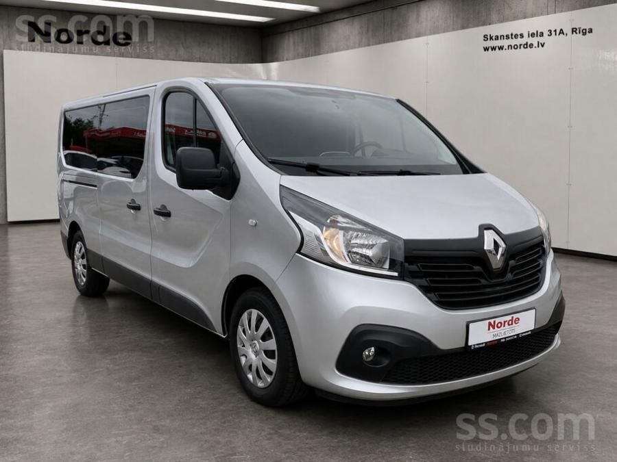 Grey Renault Trafic 2019 in Riga, with an engine capacity of 1.60 L and mileage of 168 thousand km for 17490 €, photo 4 on AUTOMOTO.COM.LV