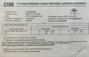 Серый Рено Трафик 2020 в Даугавпилс, объемом двигателя 2.00 л и пробегом 359 тыс. км за 19050 €, фото 11 на AUTOMOTO.COM.LV