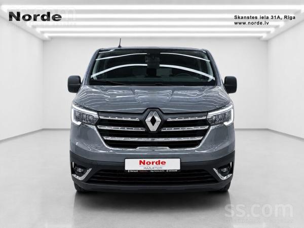 Grey Renault Trafic 2023 in Riga, with an engine capacity of 2.00 L and mileage of 58 thousand km for 28970 €, photo 5 on AUTOMOTO.COM.LV