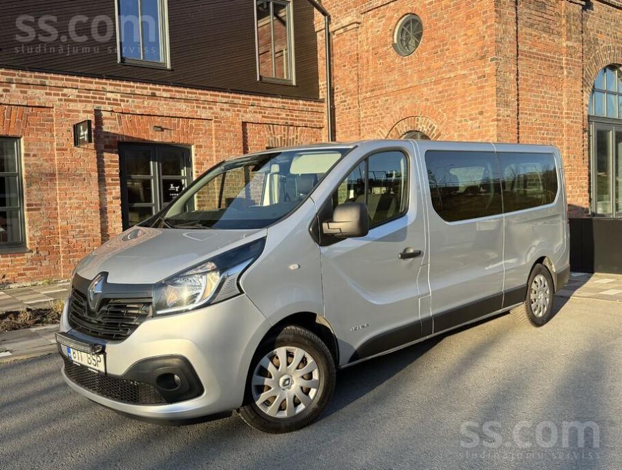 Grey Renault Trafic 2016 in Tallinn, with an engine capacity of 1.60 L and mileage of 280 thousand km for 11499 €, photo 6 on AUTOMOTO.COM.LV