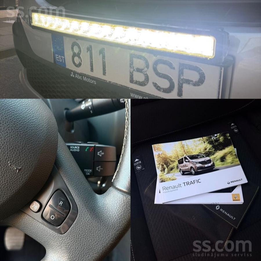 Grey Renault Trafic 2016 in Tallinn, with an engine capacity of 1.60 L and mileage of 280 thousand km for 11499 €, photo 31 on AUTOMOTO.COM.LV