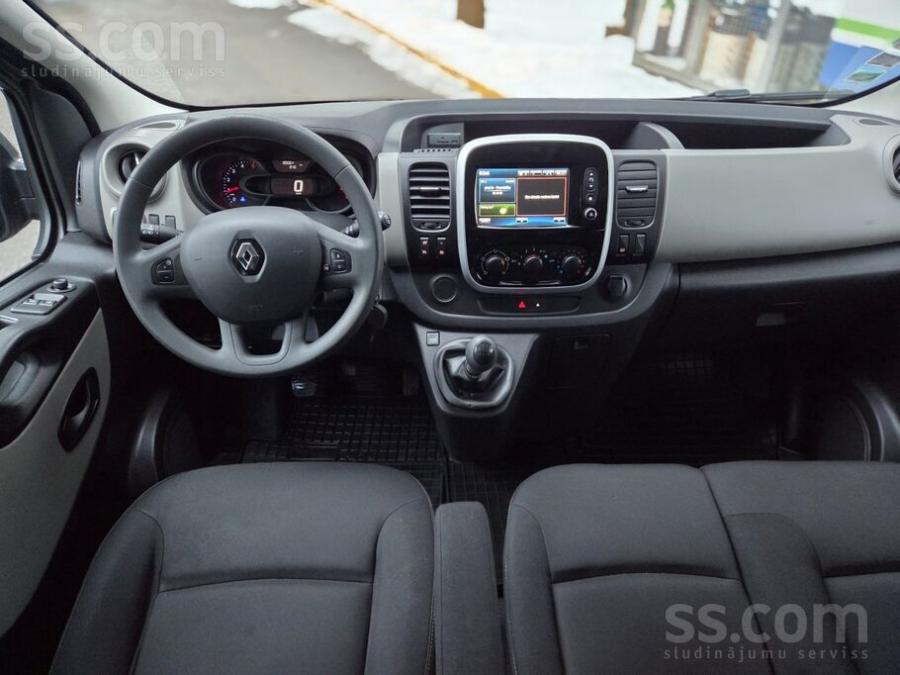 Grey Renault Trafic 2019 in Riga, with an engine capacity of 1.60 L and mileage of 180 thousand km for 13500 €, photo 19 on AUTOMOTO.COM.LV