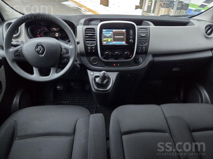 Grey Renault Trafic 2019 in Riga, with an engine capacity of 1.60 L and mileage of 180 thousand km for 13500 €, photo 24 on AUTOMOTO.COM.LV