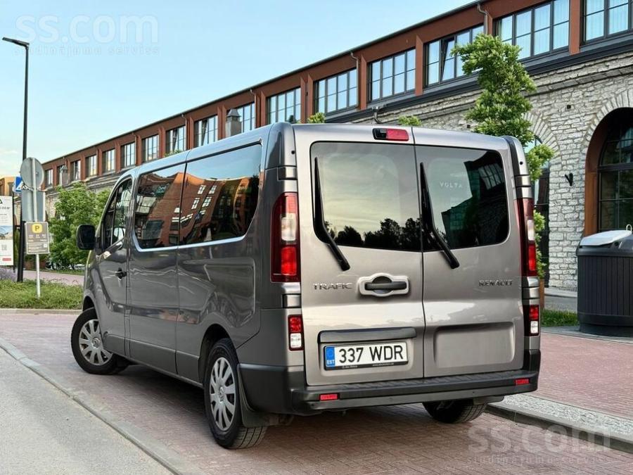 Grey Renault Trafic 2019 in Tallinn, with an engine capacity of 2.00 L and mileage of 203 thousand km for 16990 €, photo 13 on AUTOMOTO.COM.LV