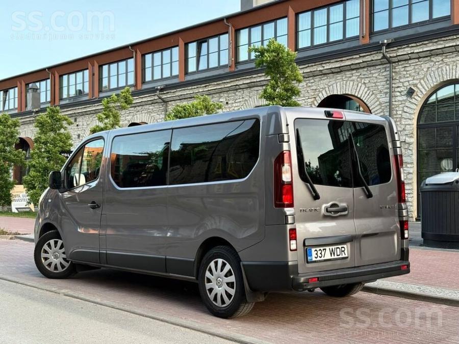 Grey Renault Trafic 2019 in Tallinn, with an engine capacity of 2.00 L and mileage of 203 thousand km for 16990 €, photo 14 on AUTOMOTO.COM.LV