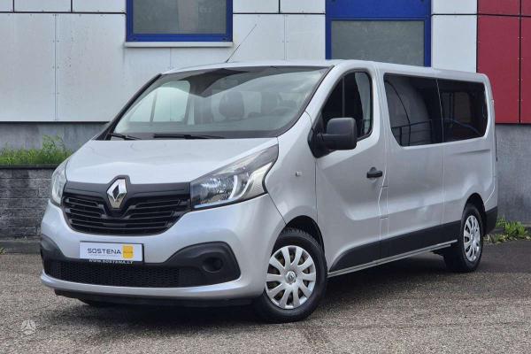 Grey Renault Trafic 2019 in Vilnius, with an engine capacity of 1.60 L and mileage of 212 thousand km for 12900 €, photo 1 on AUTOMOTO.COM.LV