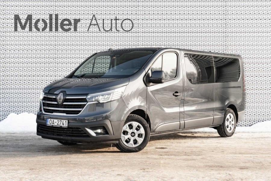 Pelēks Renault Trafic 2024 Mārupe, ar dzinēja tilpumu 2.00 L un nobraukumu 48 tūkst. km par 39900 €, foto 1 vietnē AUTOMOTO.COM.LV