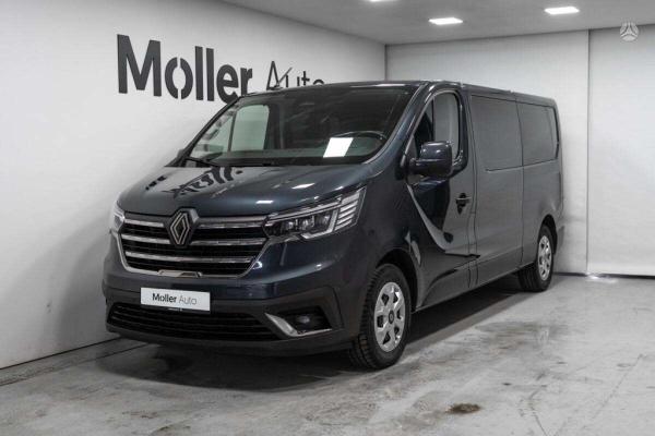 Grey Renault Trafic 2024 in Vilnius, with an engine capacity of 2.00 L and mileage of 49 thousand km for 38600 €, photo 1 on AUTOMOTO.COM.LV