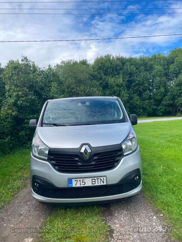 Grey Renault Trafic 2017 in Tallinn, with an engine capacity of 1.60 L and mileage of 275 thousand km for 12900 €, photo 3 on AUTOMOTO.COM.LV