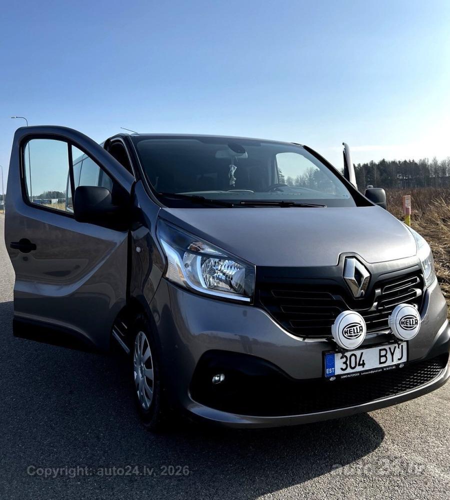Grey Renault Trafic 2018 in Johvi, with an engine capacity of 1.60 L and mileage of 0 thousand km for 12500 €, photo 1 on AUTOMOTO.COM.LV