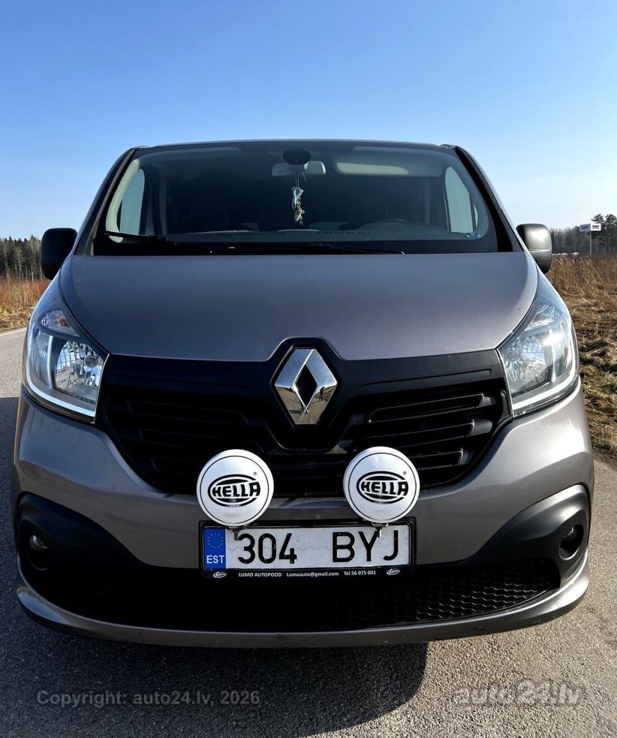Grey Renault Trafic 2018 in Johvi, with an engine capacity of 1.60 L and mileage of 0 thousand km for 12500 €, photo 3 on AUTOMOTO.COM.LV