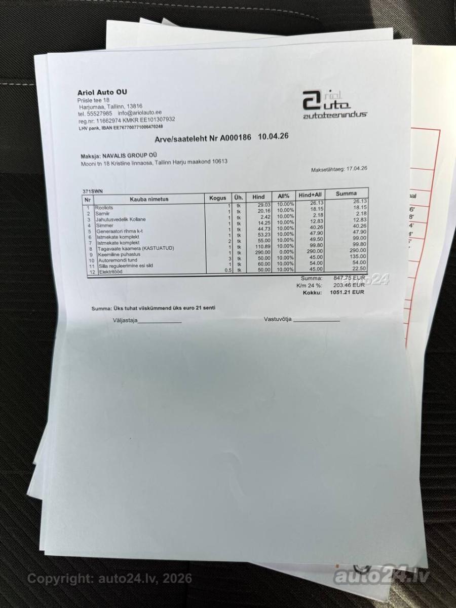 Серый Рено Трафик 2019 в Таллин, объемом двигателя 2.00 л и пробегом 195 тыс. км за 18500 €, фото 31 на AUTOMOTO.COM.LV