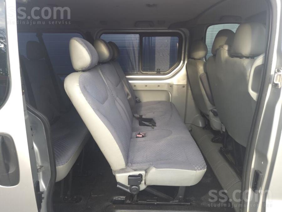 Renault Trafic 2007 in Riga, with an engine capacity of 2.00 L and mileage of 0 thousand km for 5200 €, photo 7 on AUTOMOTO.COM.LV