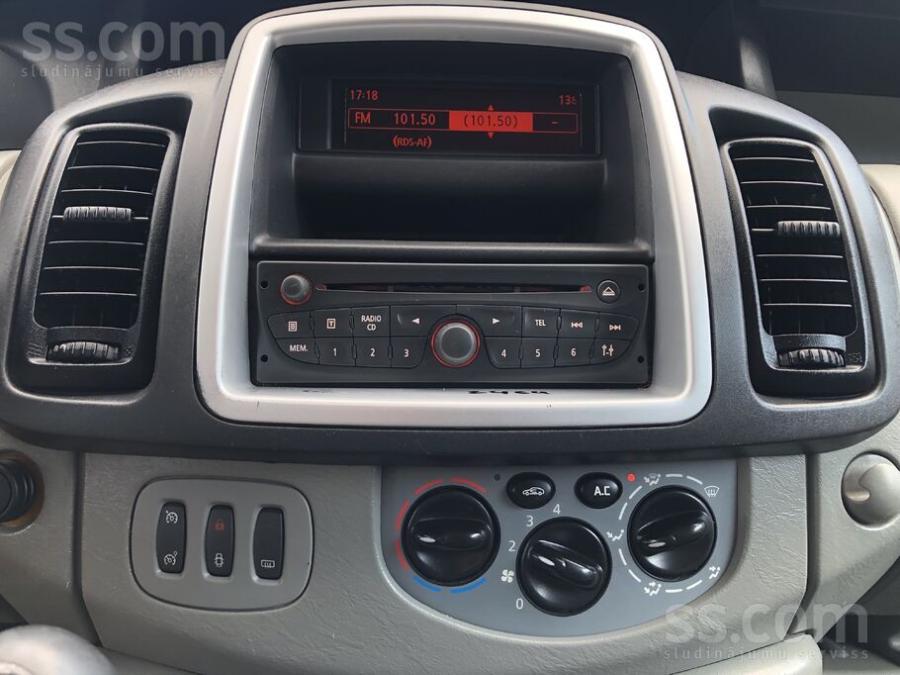 Renault Trafic 2012 in Cesis, with an engine capacity of 2.00 L and mileage of 0 thousand km for 5500 €, photo 12 on AUTOMOTO.COM.LV