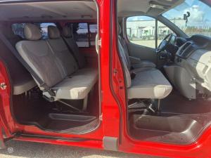 Red Renault Trafic 2012 in Marijampole, with an engine capacity of 2.00 L and mileage of 310 thousand km for 8999 €, photo 11 on AUTOMOTO.COM.LV
