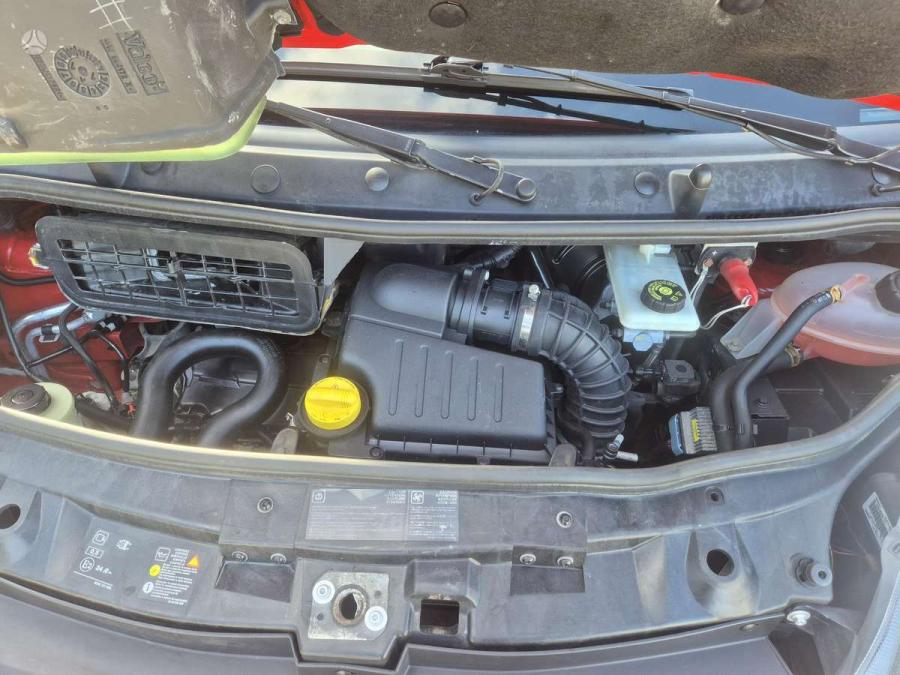 Red Renault Trafic 2012 in Marijampole, with an engine capacity of 2.00 L and mileage of 310 thousand km for 8999 €, photo 25 on AUTOMOTO.COM.LV