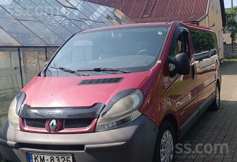 Sarkans Renault Trafic 2006 Rīga, ar dzinēja tilpumu 2.00 L un nobraukumu 362 tūkst. km par 6200 €, foto 2 vietnē AUTOMOTO.COM.LV