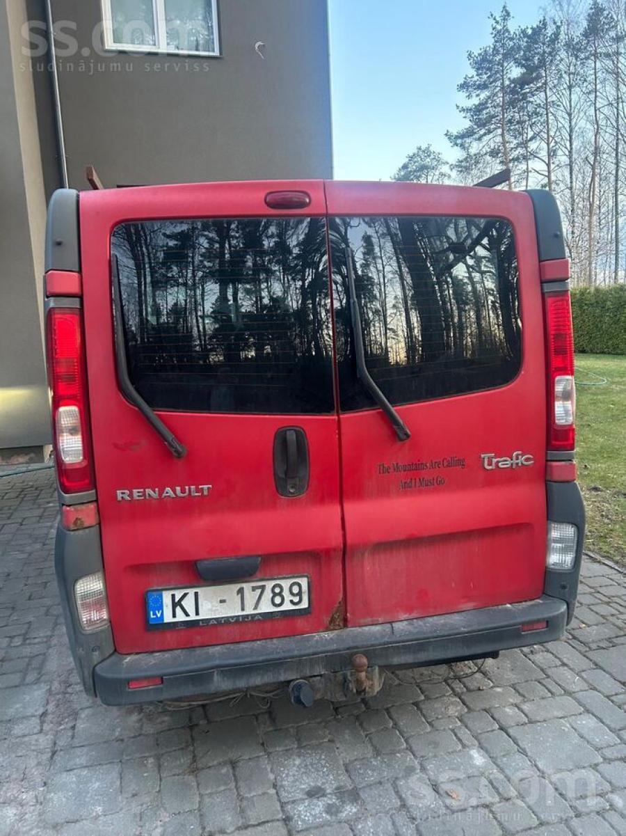 Sarkans Renault Trafic 2006 Jūrmala, ar dzinēja tilpumu 2.00 L un nobraukumu 0 tūkst. km par 990 €, foto 4 vietnē AUTOMOTO.COM.LV