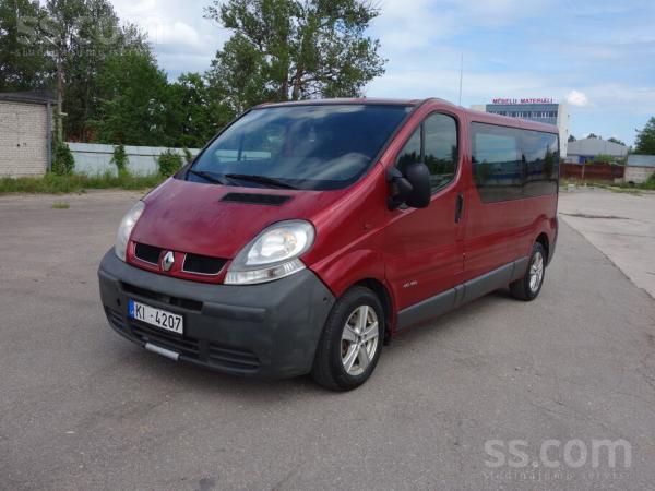 Red Renault Trafic 2006 in Riga, with an engine capacity of 2.50 L and mileage of 0 thousand km for 4350 €, photo 1 on AUTOMOTO.COM.LV