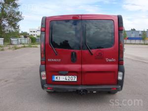 Red Renault Trafic 2006 in Riga, with an engine capacity of 2.50 L and mileage of 0 thousand km for 4350 €, photo 21 on AUTOMOTO.COM.LV
