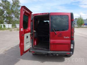 Red Renault Trafic 2006 in Riga, with an engine capacity of 2.50 L and mileage of 0 thousand km for 4350 €, photo 22 on AUTOMOTO.COM.LV