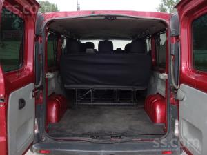 Red Renault Trafic 2006 in Riga, with an engine capacity of 2.50 L and mileage of 0 thousand km for 4350 €, photo 24 on AUTOMOTO.COM.LV