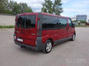 Red Renault Trafic 2006 in Riga, with an engine capacity of 2.50 L and mileage of 0 thousand km for 4350 €, photo 29 on AUTOMOTO.COM.LV