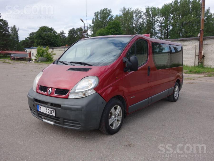 Red Renault Trafic 2006 in Riga, with an engine capacity of 2.50 L and mileage of 0 thousand km for 4350 €, photo 32 on AUTOMOTO.COM.LV