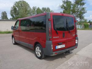 Red Renault Trafic 2006 in Riga, with an engine capacity of 2.50 L and mileage of 0 thousand km for 4350 €, photo 36 on AUTOMOTO.COM.LV