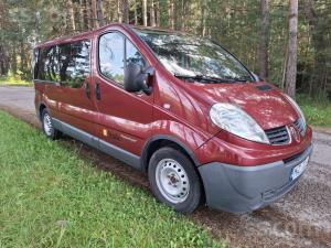 Красный Рено Трафик 2010 в Огре, объемом двигателя 2.50 л и пробегом 285 тыс. км за 4500 €, фото  на AUTOMOTO.COM.LV