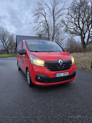 Sarkans Renault Trafic 2016 Tallina, ar dzinēja tilpumu 1.60 L un nobraukumu 168 tūkst. km par 14000 €, foto  vietnē AUTOMOTO.COM.LV