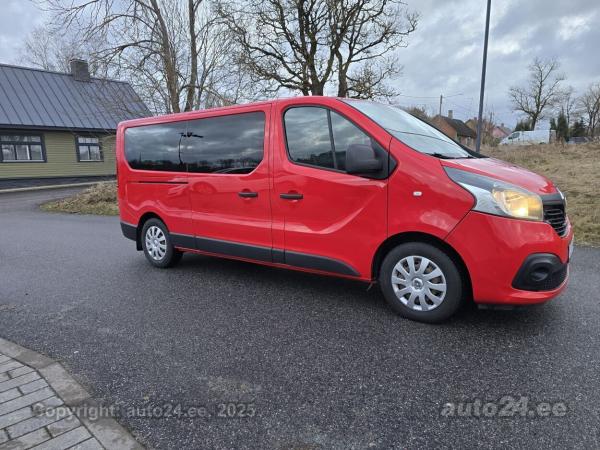 Sarkans Renault Trafic 2016 Tallina, ar dzinēja tilpumu 1.60 L un nobraukumu 168 tūkst. km par 14000 €, foto 2 vietnē AUTOMOTO.COM.LV