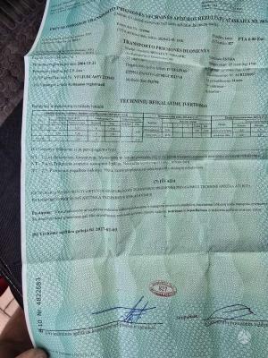 Белый Рено Трафик 2005 в Каунас, объемом двигателя 1.90 л и пробегом 285 тыс. км за 2900 €, фото 18 на AUTOMOTO.COM.LV