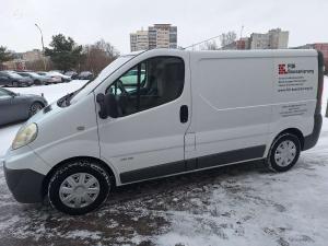 White Renault Trafic 2008 in Vilnius, with an engine capacity of 2.00 L and mileage of 213 thousand km for 3950 €, photo 2 on AUTOMOTO.COM.LV