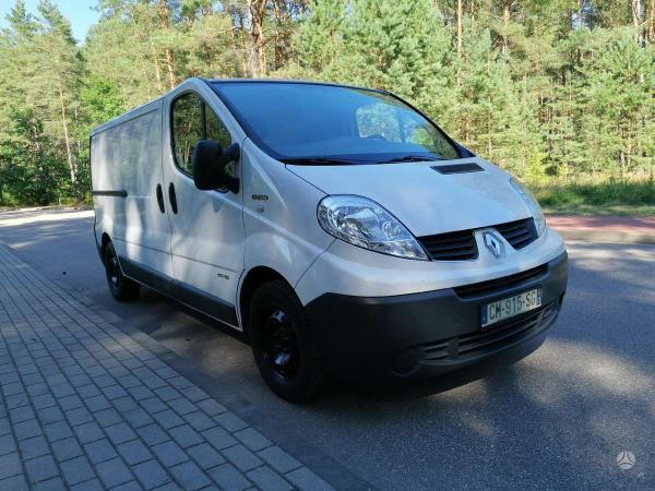White Renault Trafic 2012 in Druskininkai, with an engine capacity of 2.00 L and mileage of 236 thousand km for 6500 €, photo 1 on AUTOMOTO.COM.LV