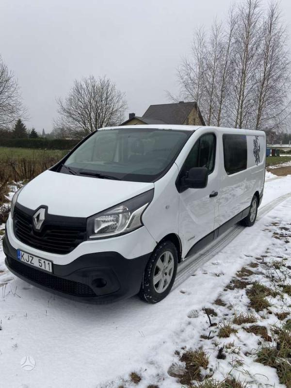 White Renault Trafic 2015 in Rokiskis, with an engine capacity of 1.60 L and mileage of 650 thousand km for 6200 €, photo 1 on AUTOMOTO.COM.LV
