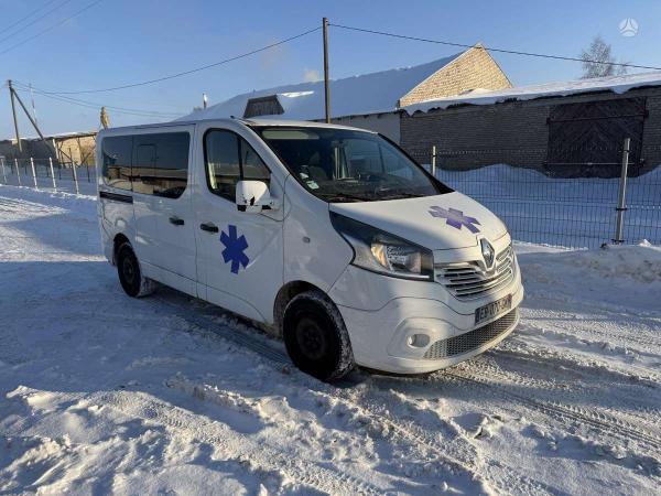 White Renault Trafic 2016 in Taurage, with an engine capacity of 1.60 L and mileage of 340 thousand km for 4600 €, photo 3 on AUTOMOTO.COM.LV