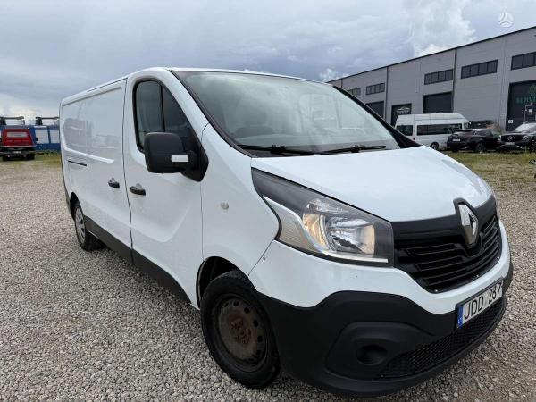 White Renault Trafic 2016 in Vilnius, with an engine capacity of 1.60 L and mileage of 476 thousand km for 4250 €, photo 1 on AUTOMOTO.COM.LV