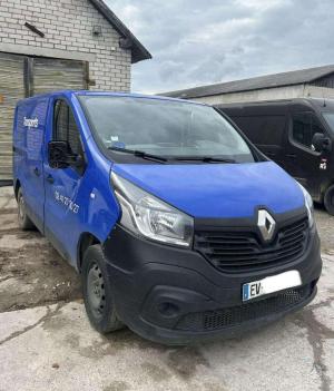 White Renault Trafic 2018 in Kaunas, with an engine capacity of 1.60 L and mileage of 300 thousand km for 2450 €, photo  on AUTOMOTO.COM.LV