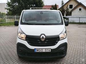 White Renault Trafic 2018 in Vilnius, with an engine capacity of 1.60 L and mileage of 195 thousand km for 9317 €, photo  on AUTOMOTO.COM.LV