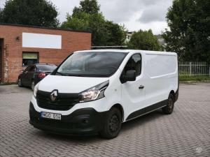 White Renault Trafic 2018 in Vilnius, with an engine capacity of 1.60 L and mileage of 195 thousand km for 9317 €, photo 4 on AUTOMOTO.COM.LV